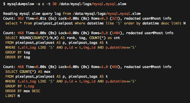 MySQL: Checking The Slow Query Log And Simple Indexing - DreamHost
