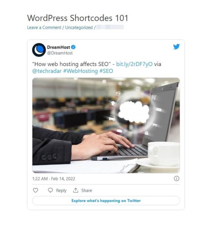 Una Introducción a los Shortcodes de WordPress - DreamHost