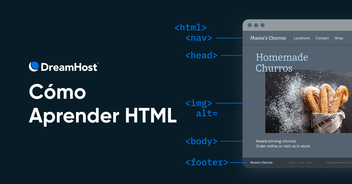 Cómo Aprender HTML (Rápido & Gratis) - DreamHost