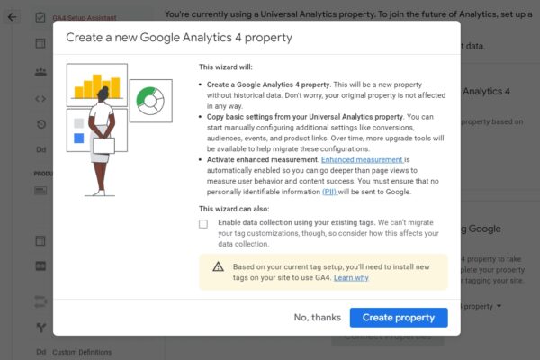 Moving from Universal Analytics to Google Analytics 4 - DreamHost