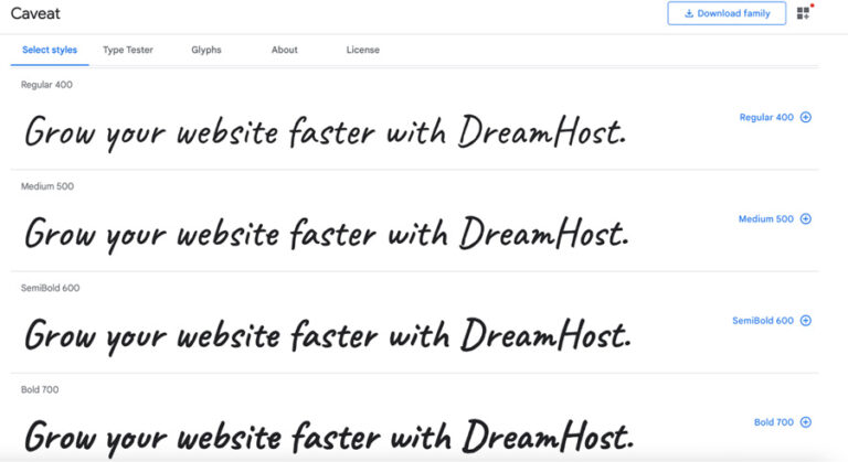 The Best Google Fonts, Sorted by Popularity - DreamHost