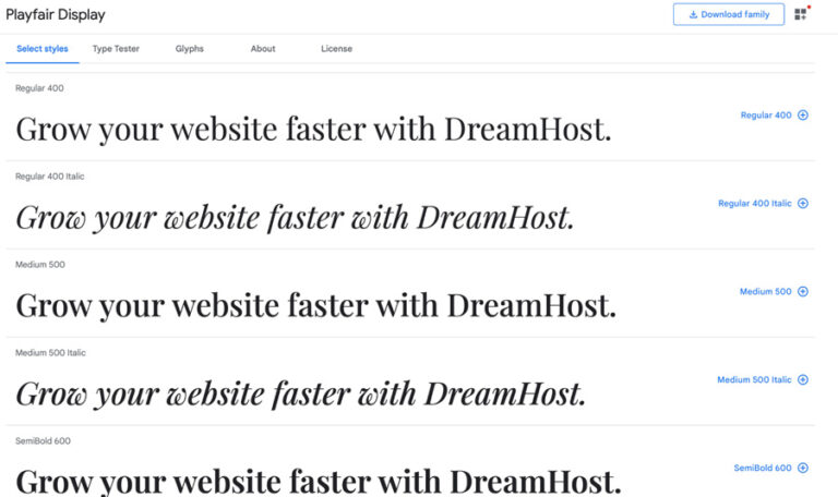 The Best Google Fonts, Sorted by Popularity - DreamHost