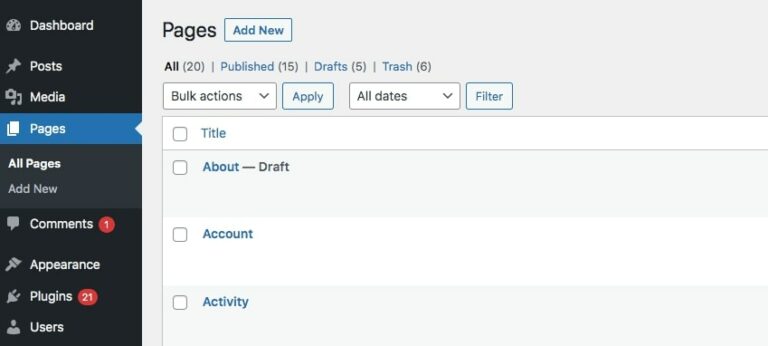 Beginner’s Guide to WordPress Pages - DreamHost