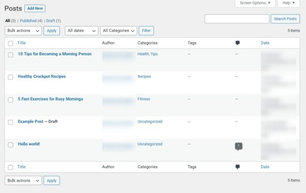 Beginner's Guide to WordPress Posts - DreamHost