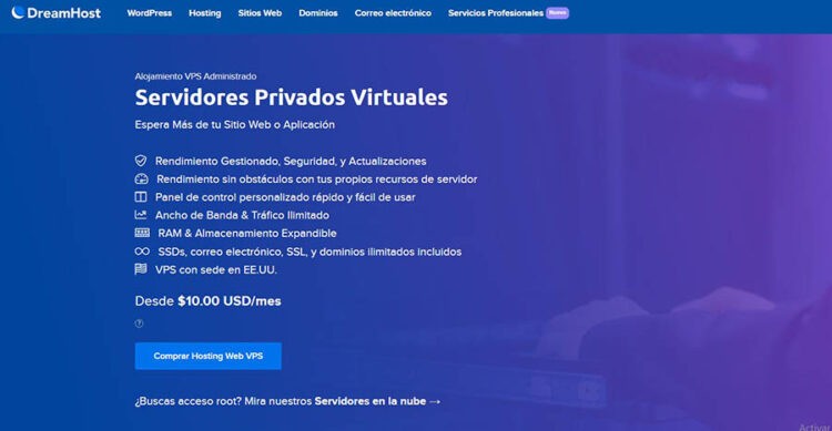 Guía Hosting Administrado WordPress Vs VPS - DreamHost