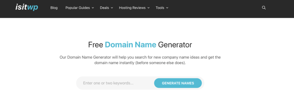 17 Clever Domain Name Generators