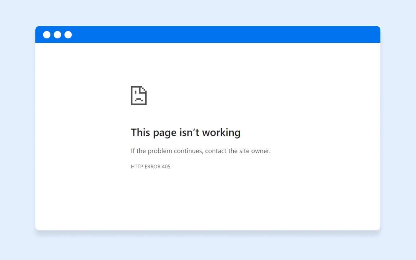 Fixing the 405 Method Not Allowed Error - DreamHost