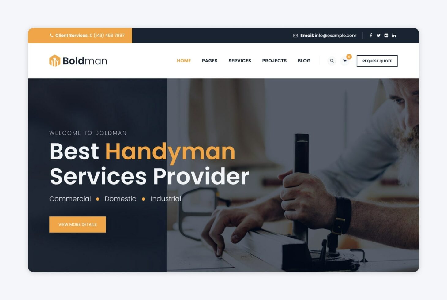 Best WordPress Themes for Tradespeople - DreamHost