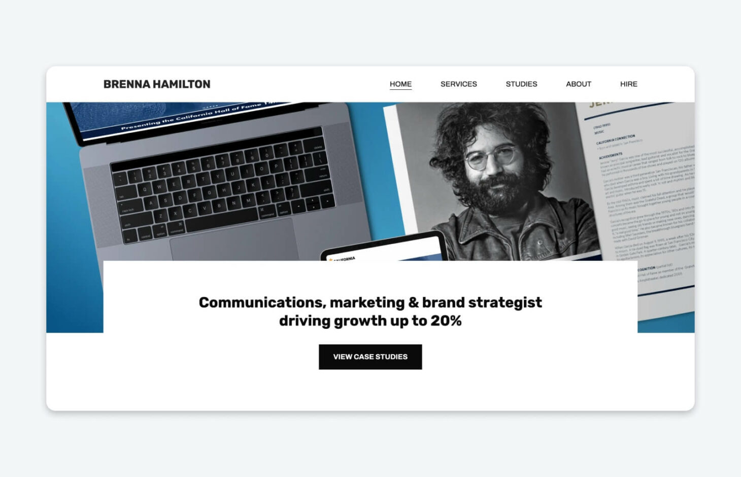 Inspirational Design Portfolio Examples - DreamHost