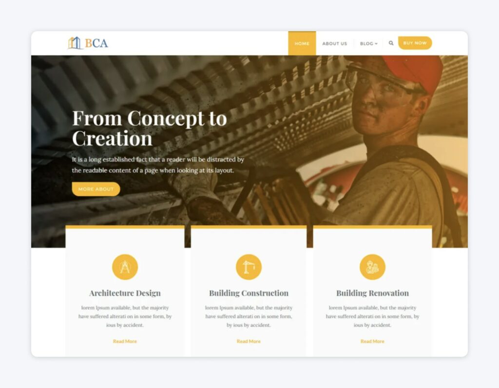 Best WordPress Themes for Tradespeople - DreamHost