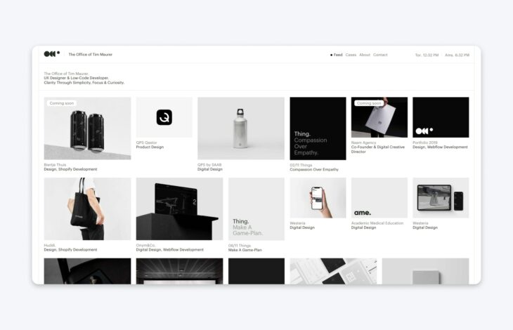 Inspirational Design Portfolio Examples - DreamHost