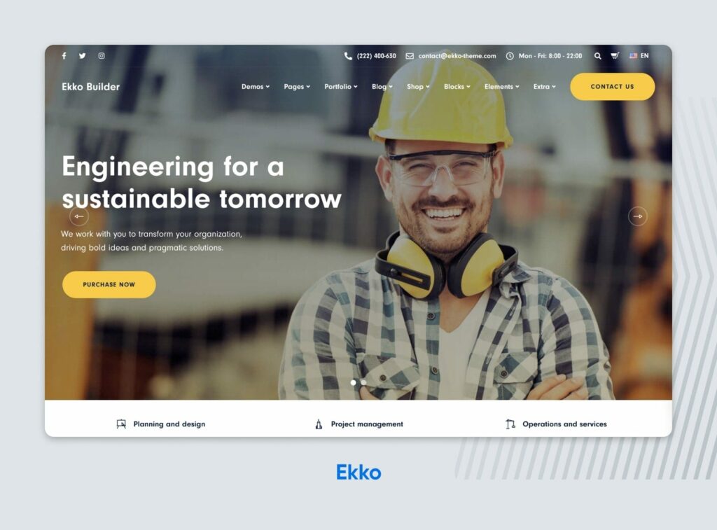 Top Construction WordPress Themes Clients Love - DreamHost