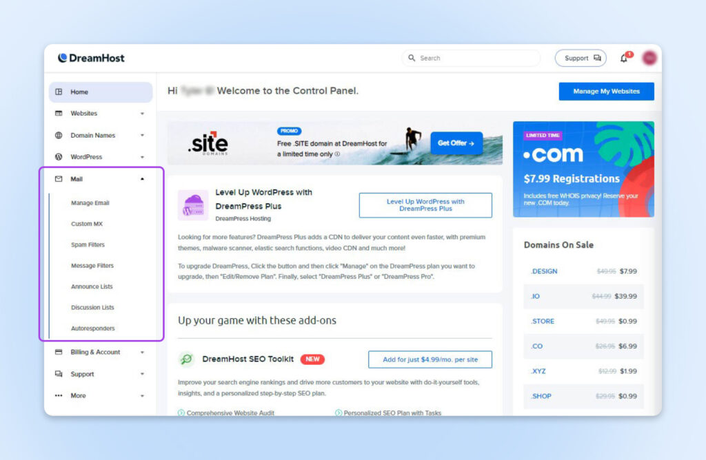 La Guía Definitiva Sobre el Web Hosting - DreamHost