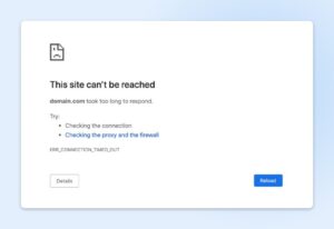 Fixing ERR_CONNECTION_TIMED_OUT - DreamHost