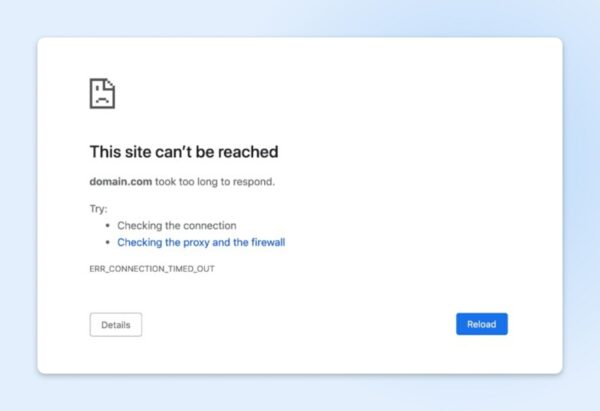 Fixing ERR_CONNECTION_TIMED_OUT - DreamHost