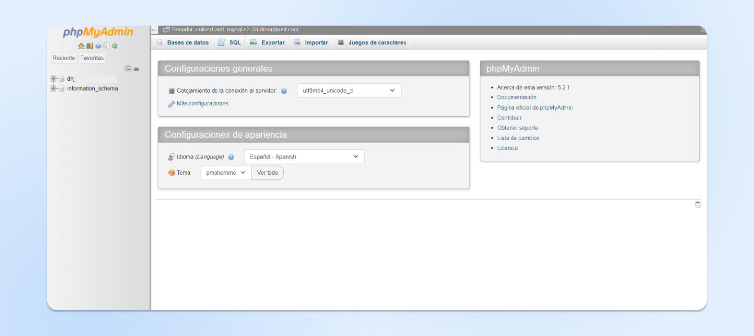Top Clientes SQL para Administración de Bases de Datos - DreamHost
