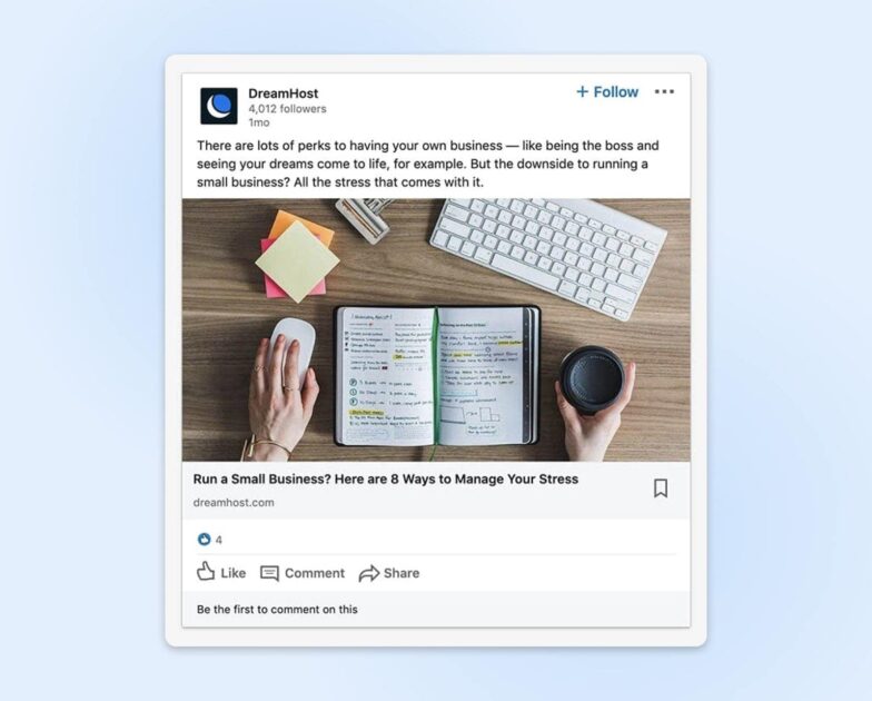 Win With LinkedIn: How To Create A Company Page - DreamHost