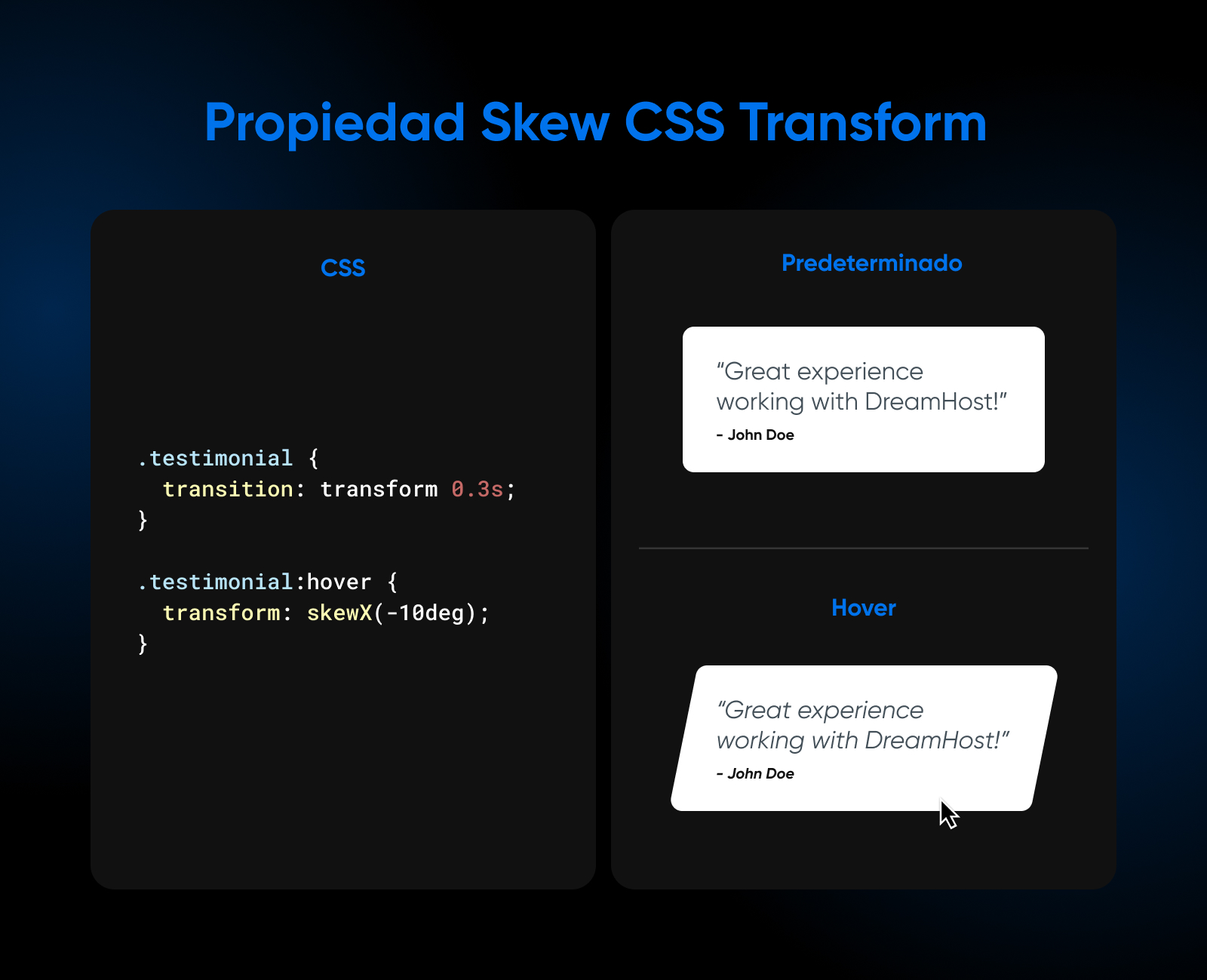 Conociendo la Propiedad de Transformación CSS - DreamHost