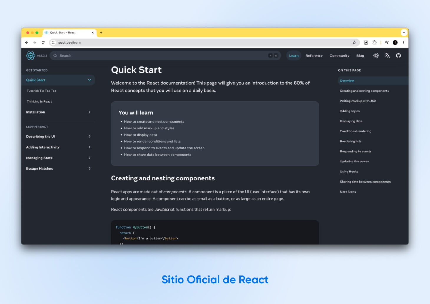 Cómo Aprender React Rápido Gratis Dreamhost