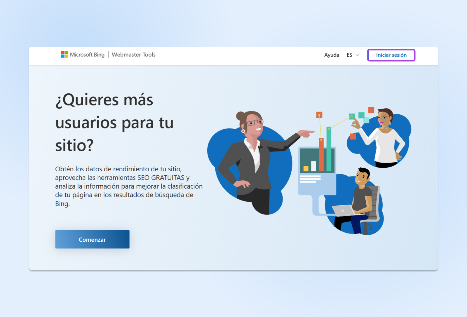 Herramientas para Webmasters de Bing Guía - DreamHost