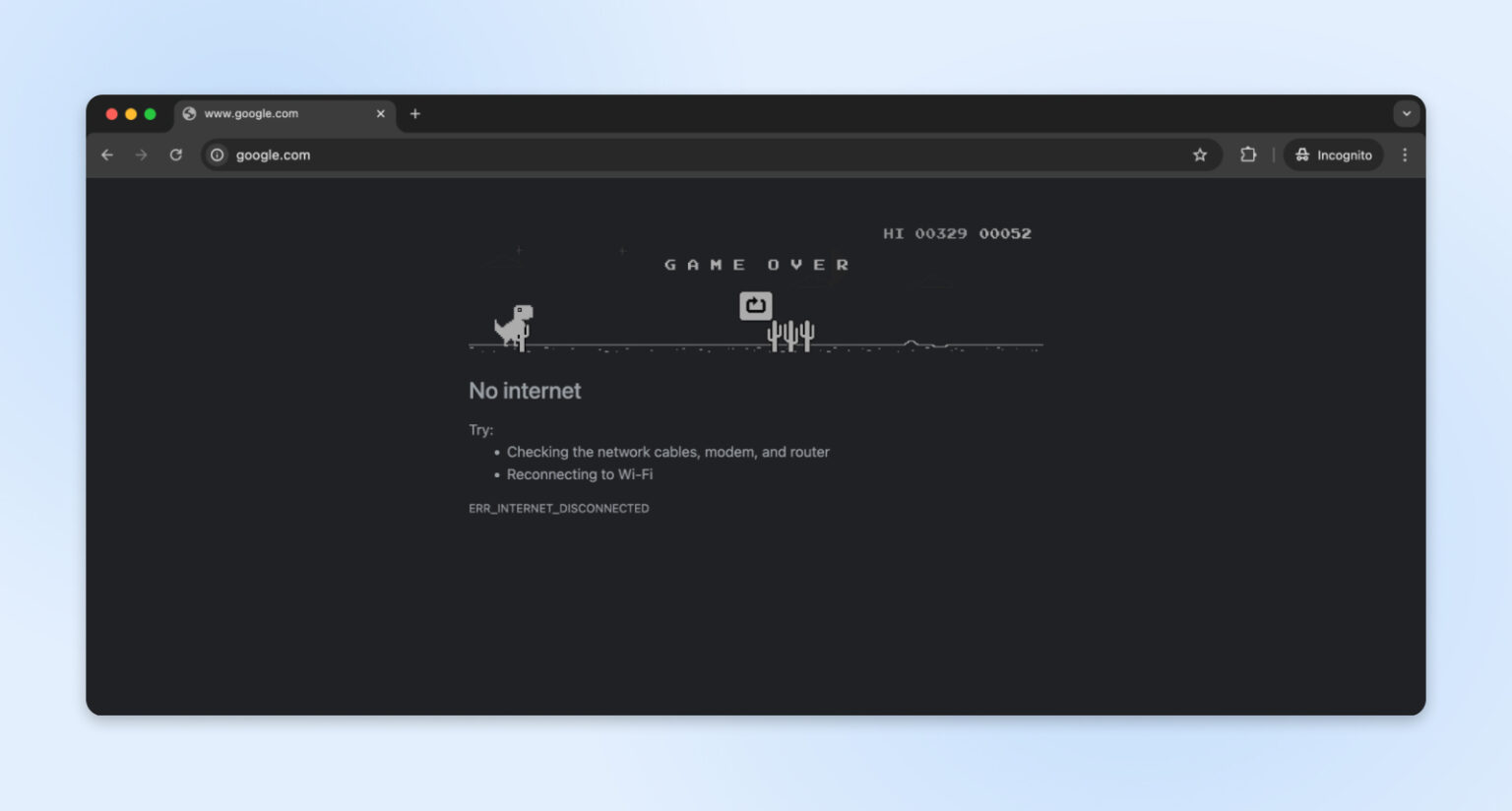 Cómo Solucionar el Error ERR_INTERNET_DISCONNECTED - DreamHost