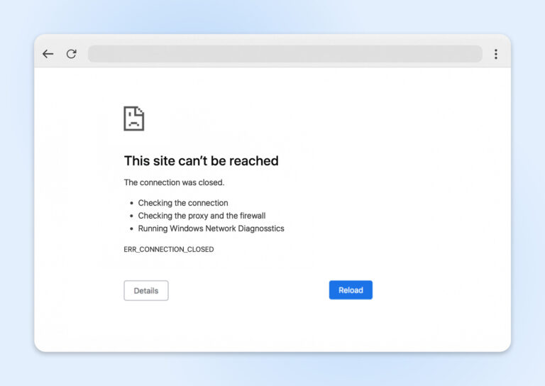Soluciona ERR_CONNECTION_CLOSED en Chrome - DreamHost